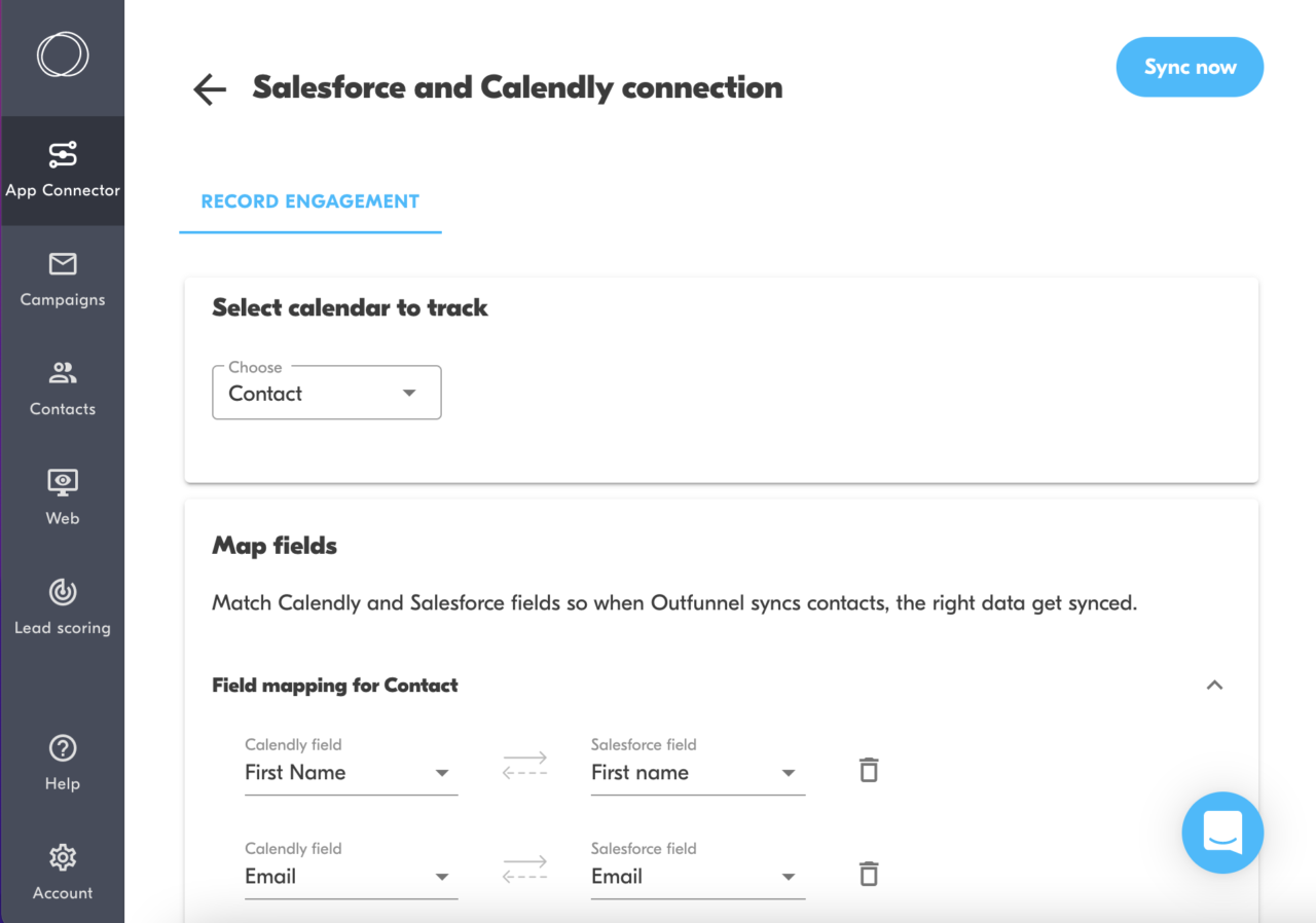 Powerful Salesforce and Calendly integration - Outfunnel