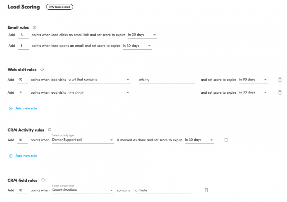 Lead Scoring for Salesforce - Outfunnel